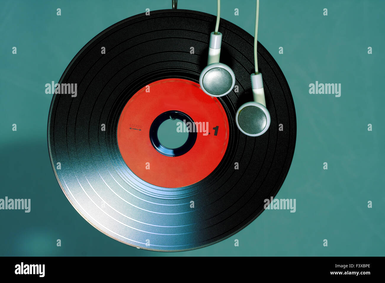 musical disk, issued how vinyl plate Stock Photo - Alamy