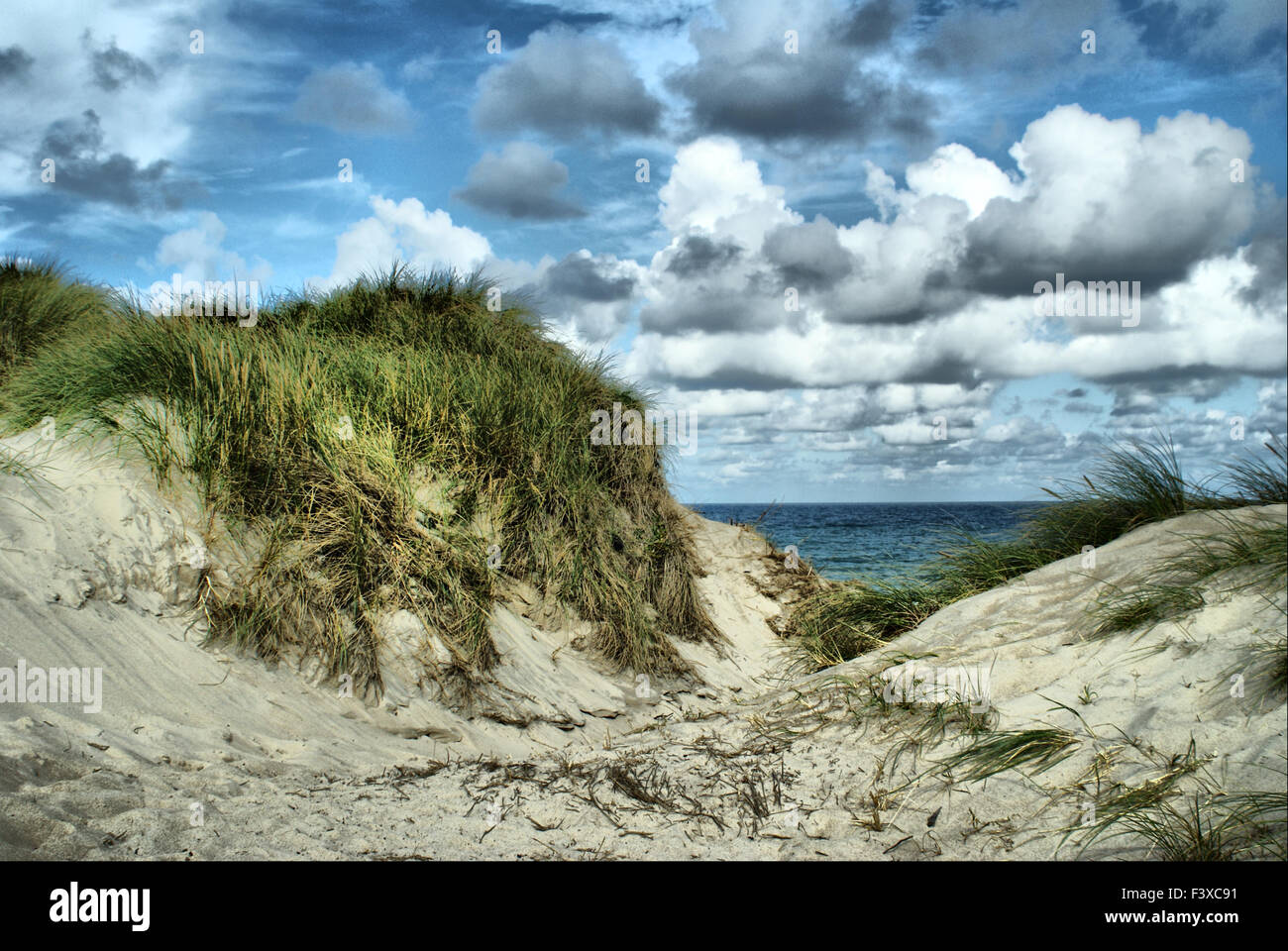rough North Sea Landscape Stock Photo - Alamy