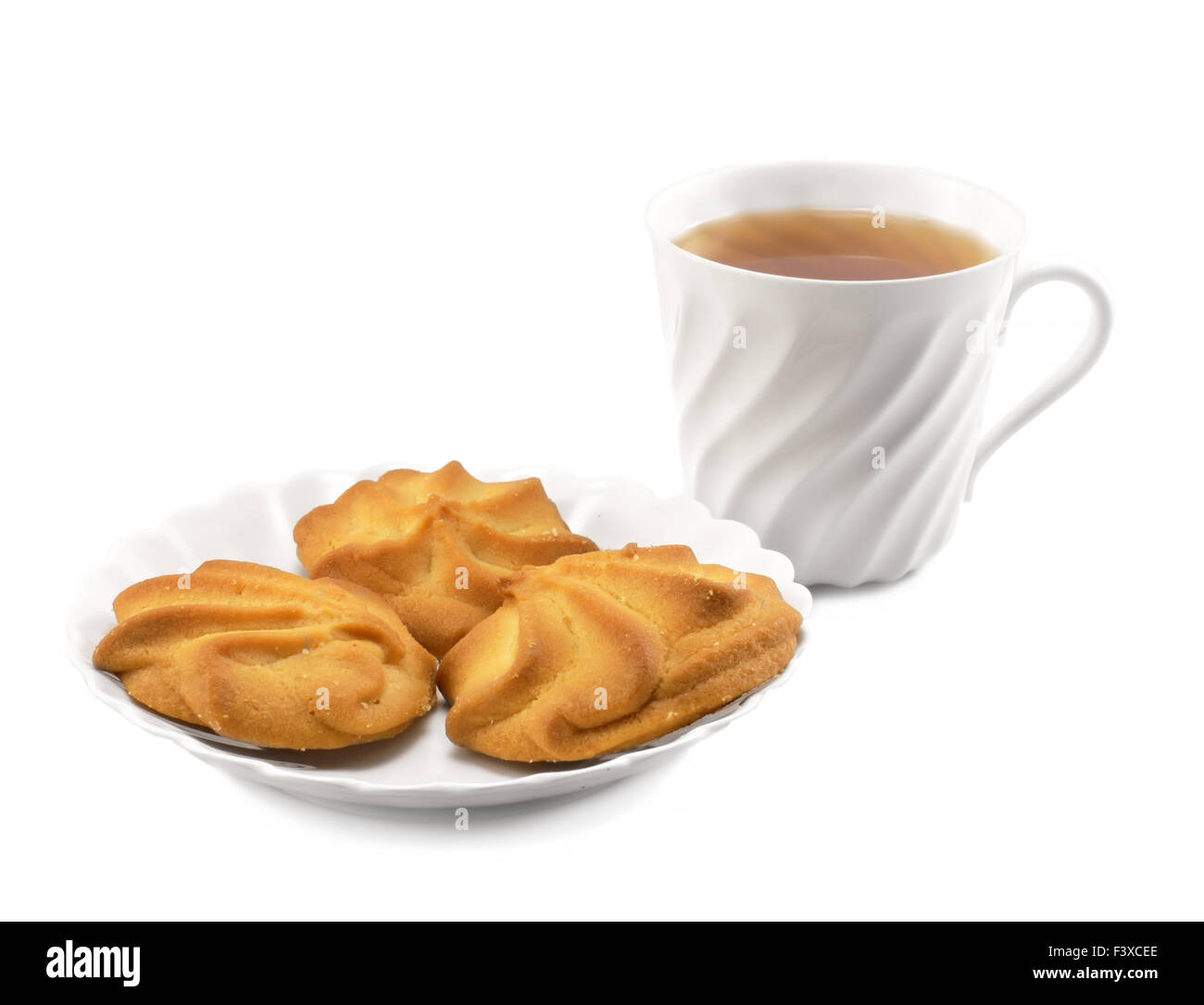 Tea and cookie Stock Photo - Alamy