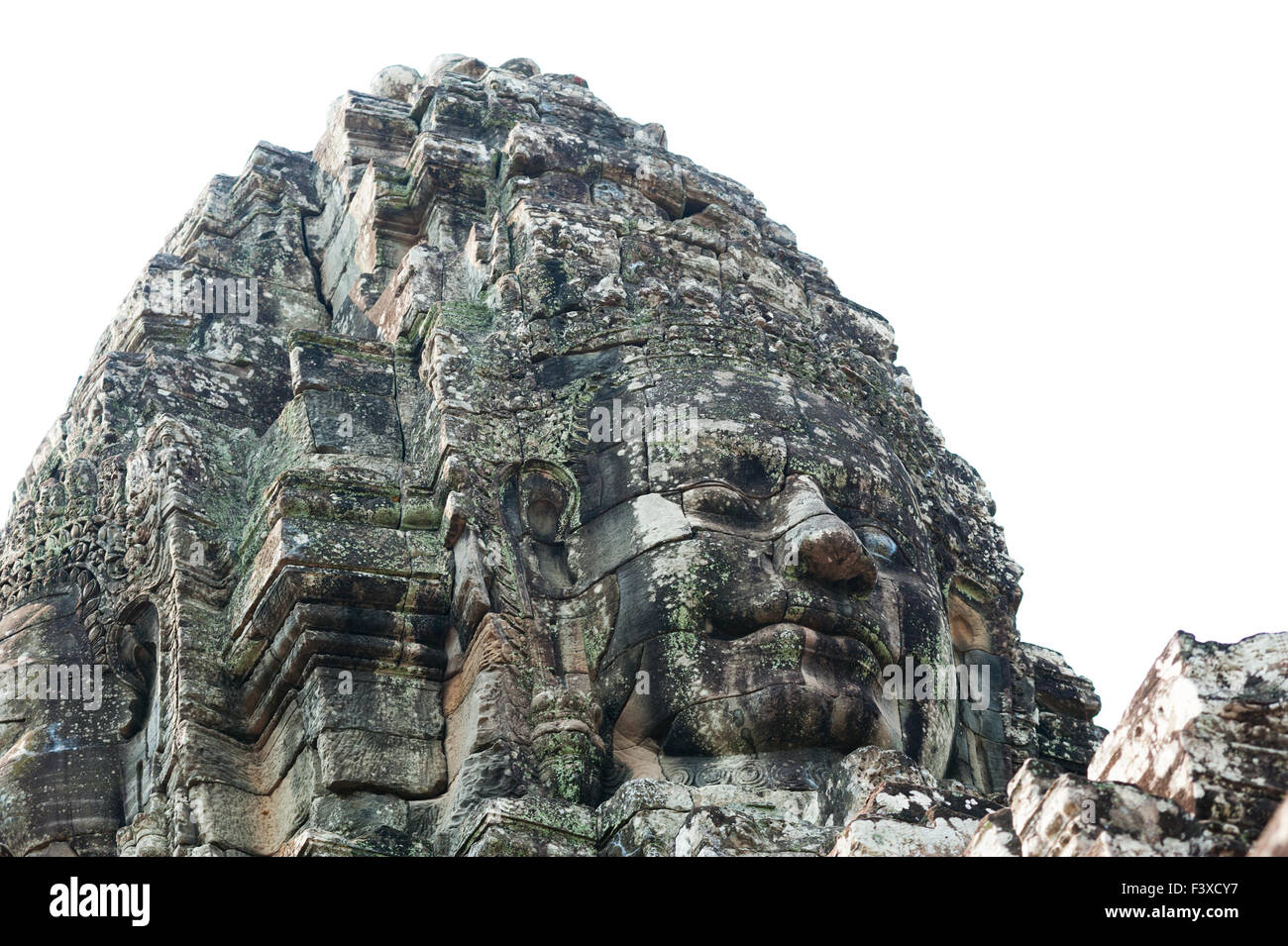 Angkor giant faces Stock Photo - Alamy
