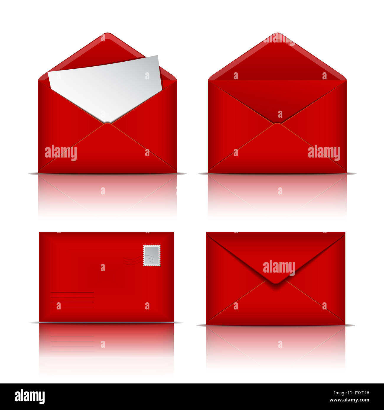 Writing envelopes Cut Out Stock Images & Pictures - Alamy
