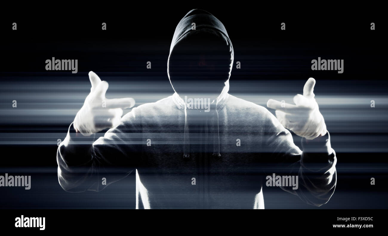 Futuristic hacker virtual attack Stock Photo - Alamy