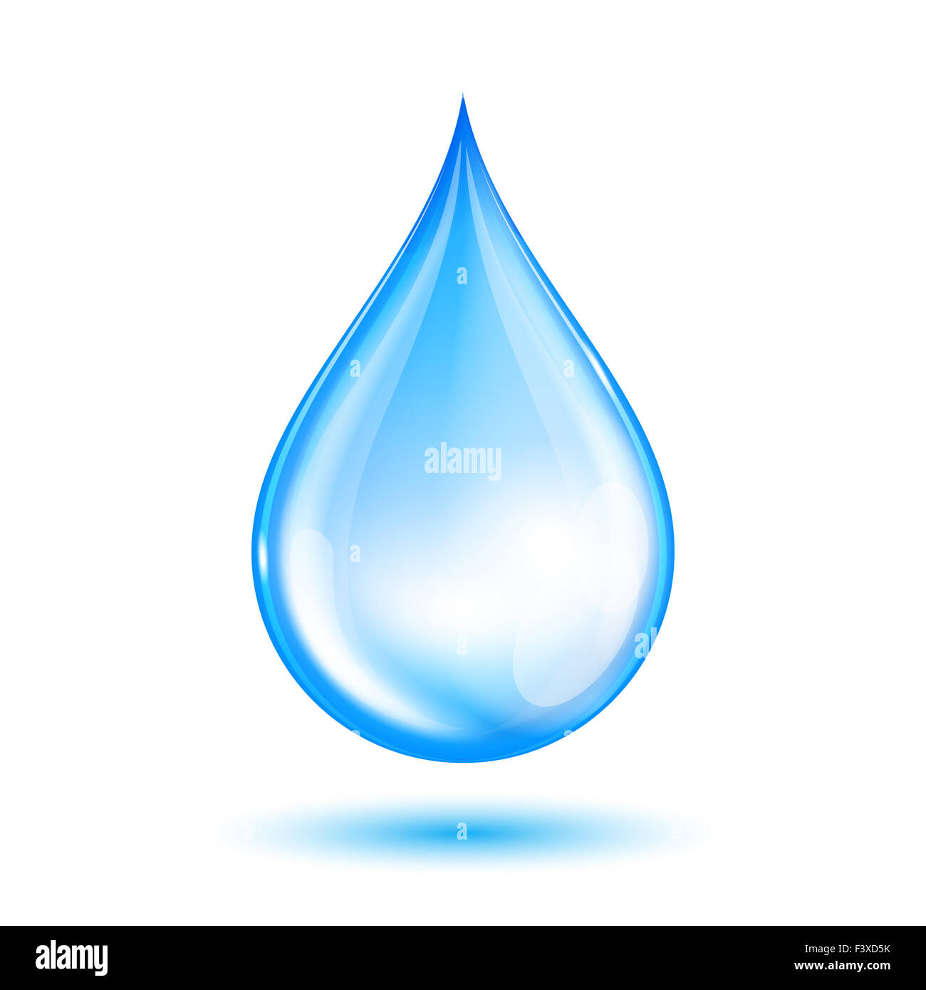 Blue abstract condensation water Cut Out Stock Images & Pictures - Alamy