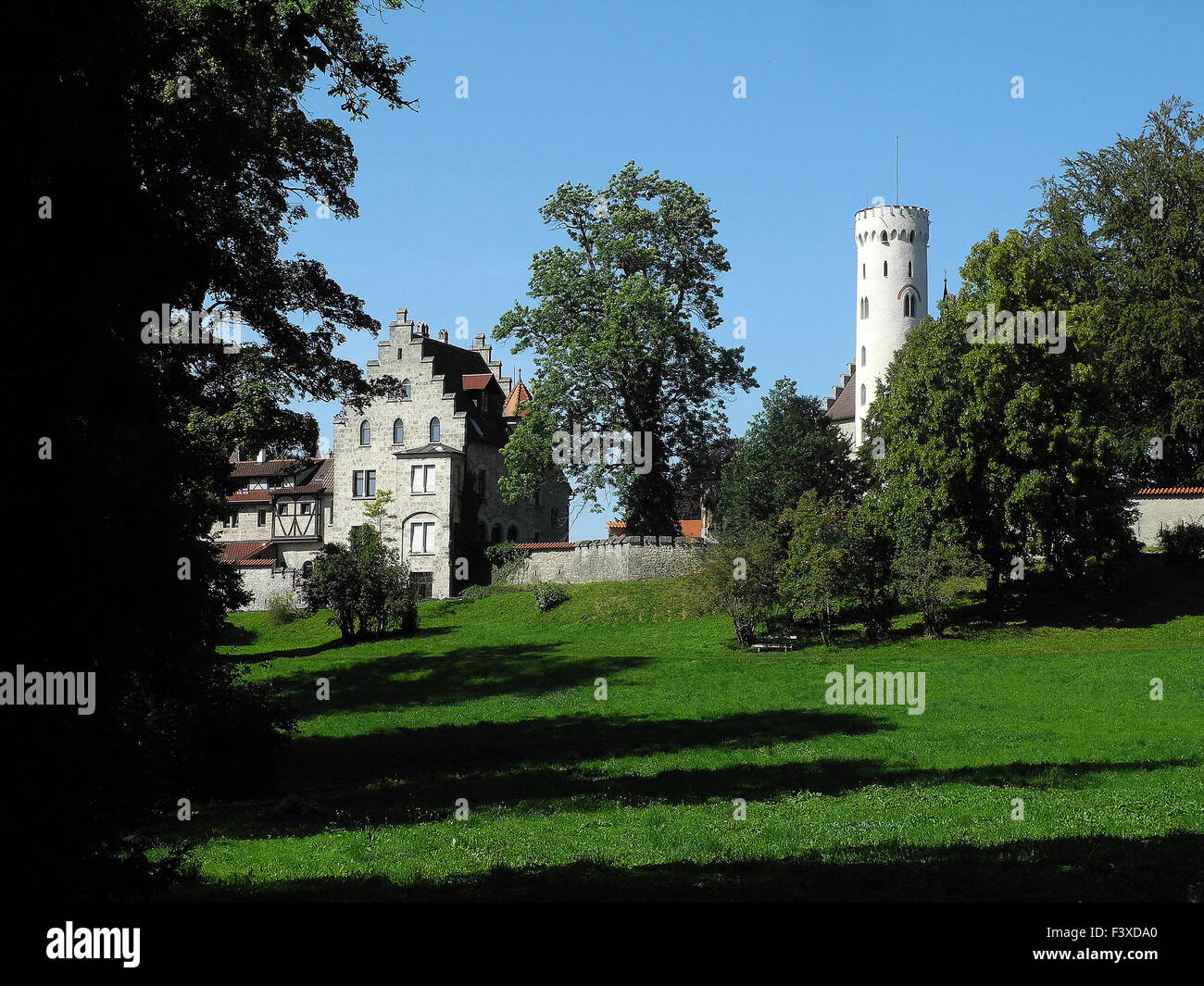 Castle Lichtenstein Germany Stock Photo - Alamy