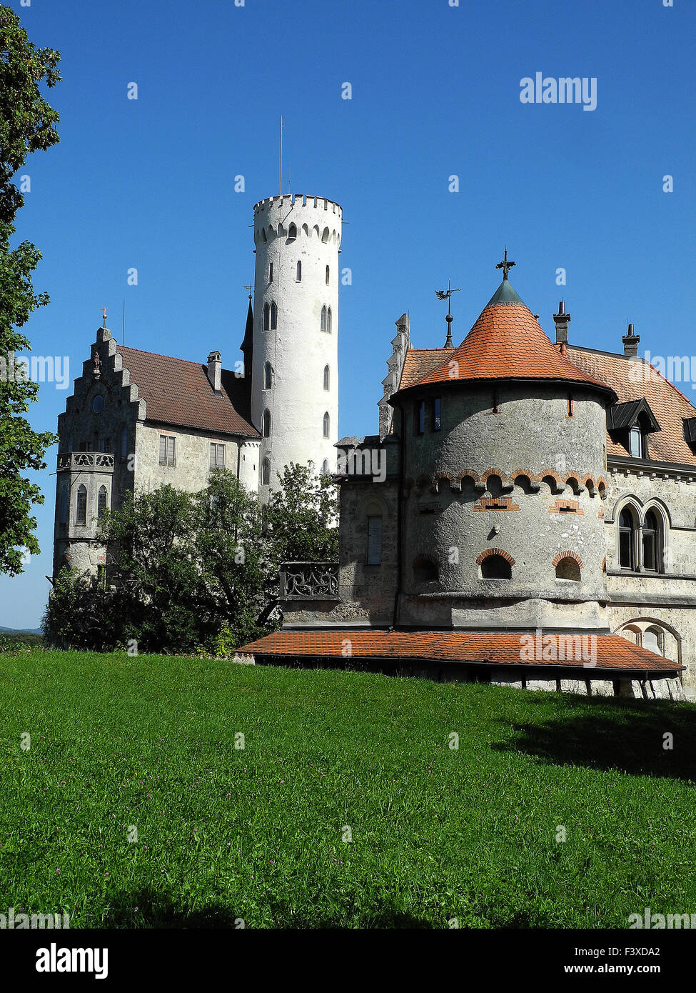 Castle Lichtenstein Germany Stock Photo - Alamy