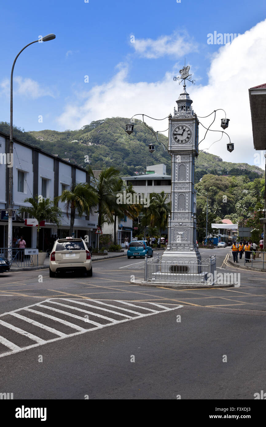 Victoria clock tower seychelles hi-res stock photography and images - Alamy