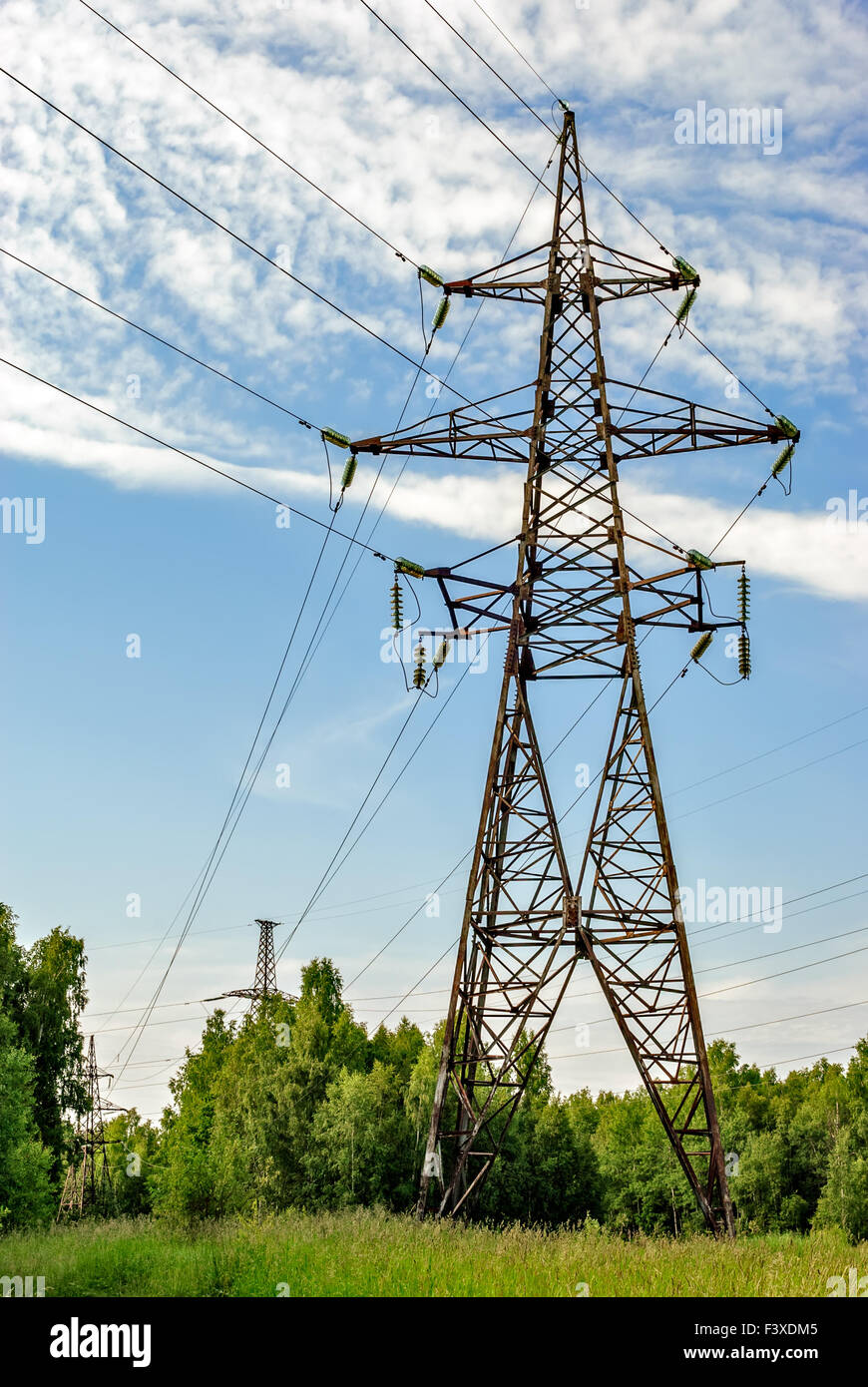 High Voltage Lines Station Hi Res Stock Photography And Images Alamy
