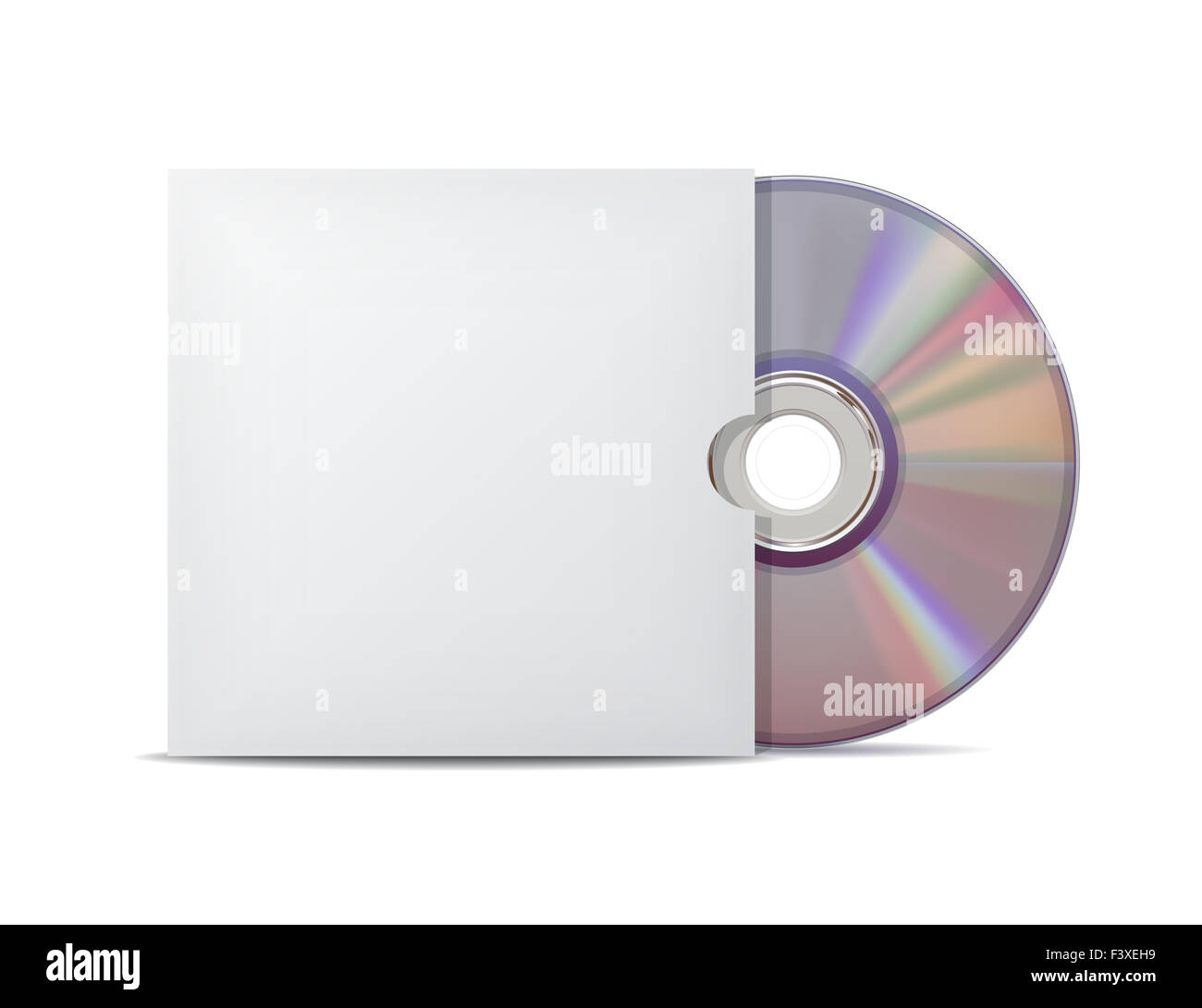 Compact disk with cover Stock Photo - Alamy