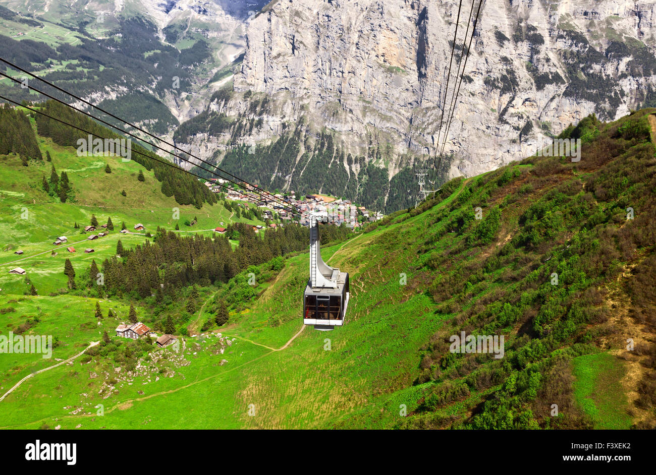 Swiss Alps Cable Car