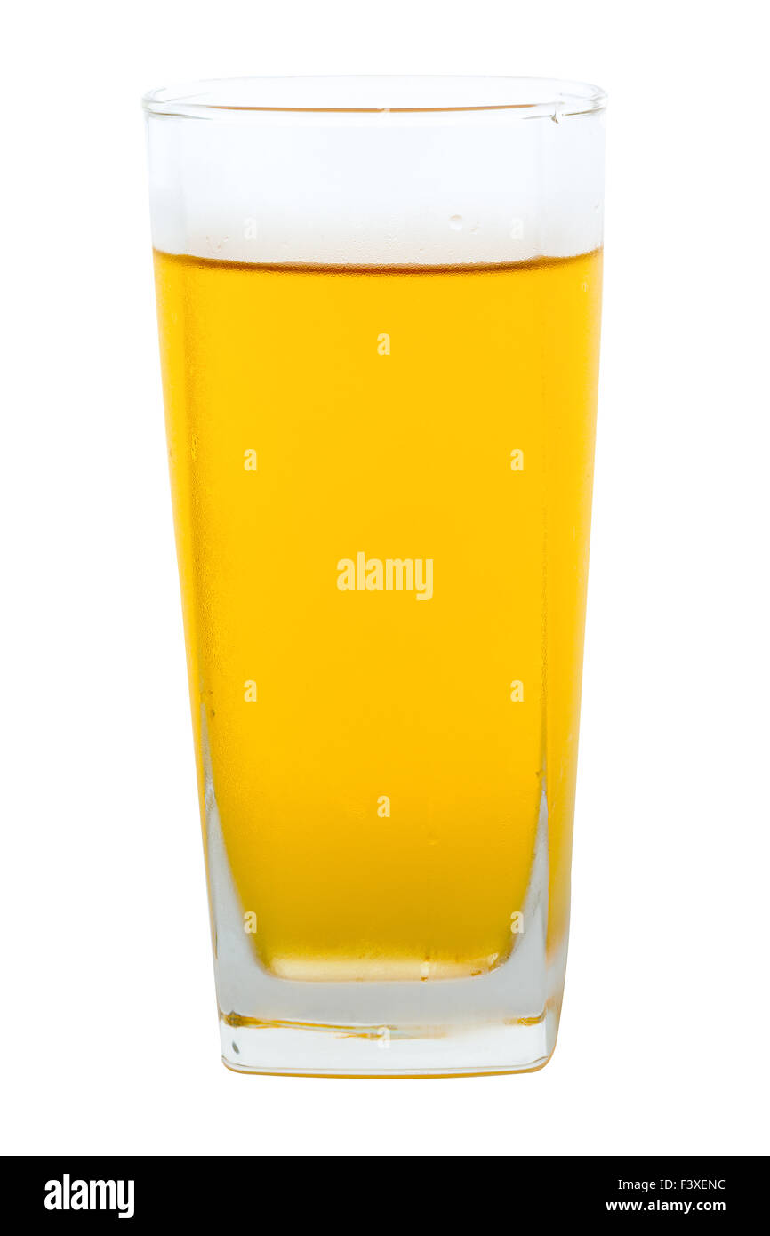 Cold apple juice for refreshment isolated on white background Stock ...