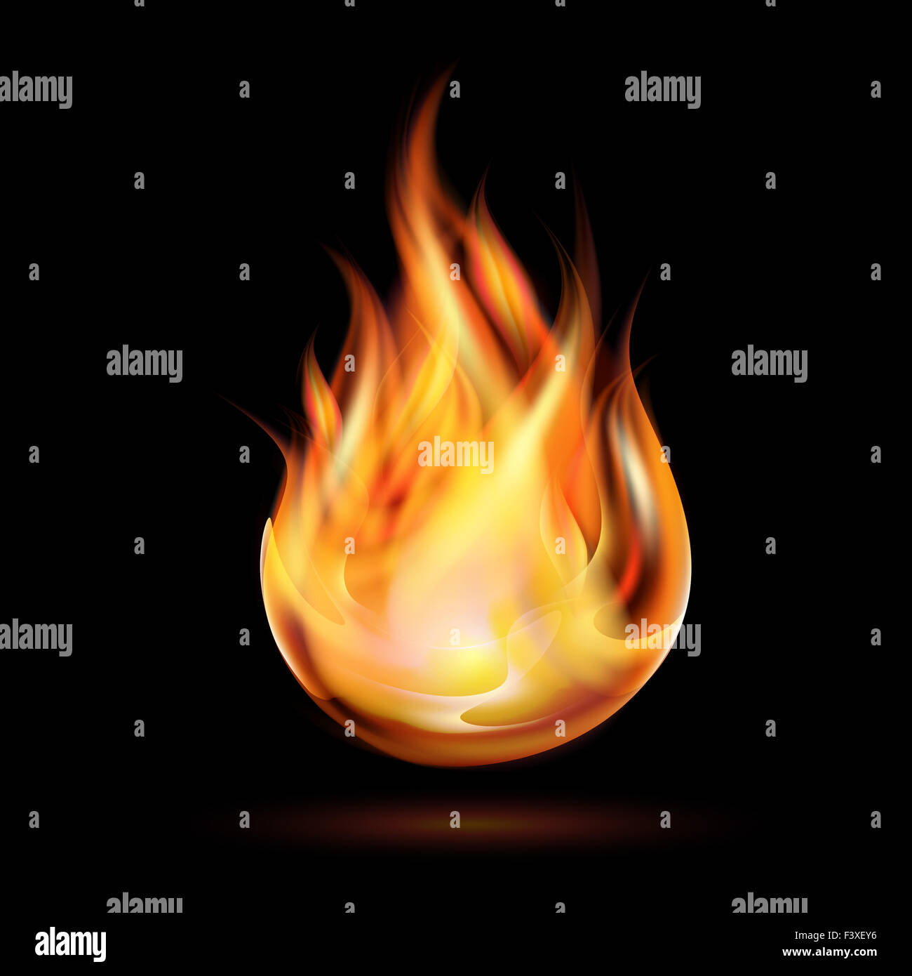 Symbol of fire Stock Photo - Alamy