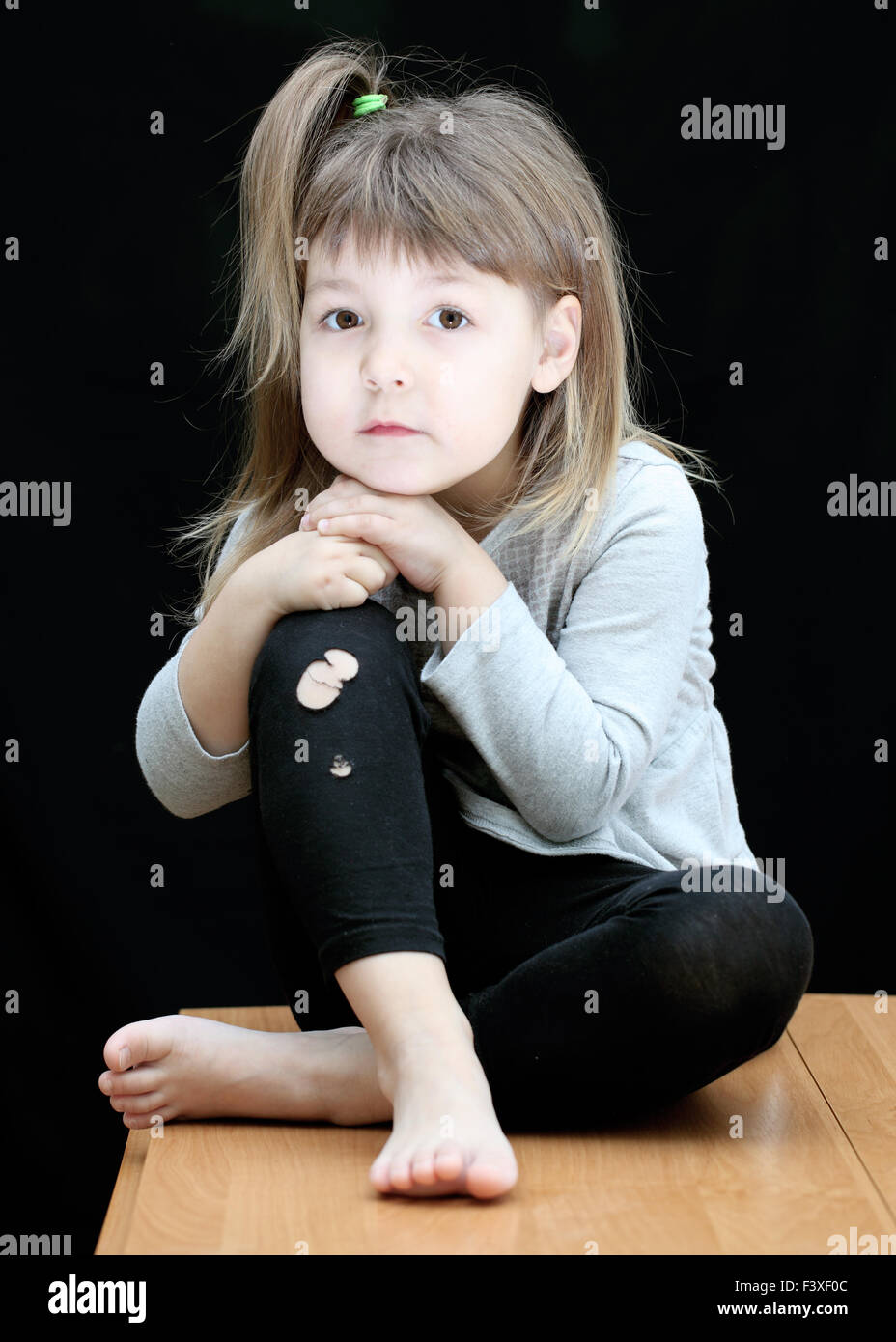 Black ripped pantyhose hi-res stock photography and images - Alamy