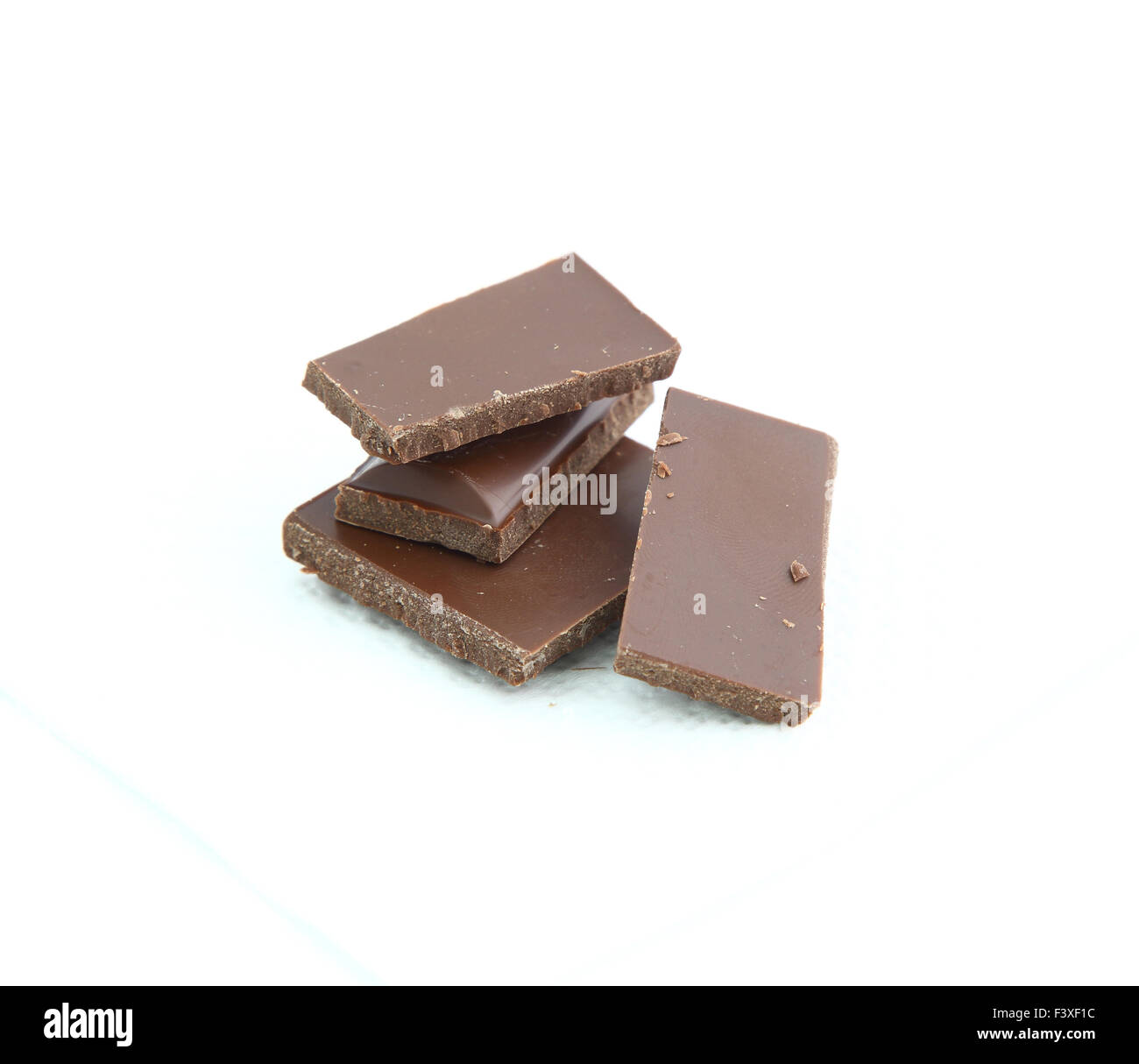 Small bar of chocolate Cut Out Stock Images & Pictures - Alamy