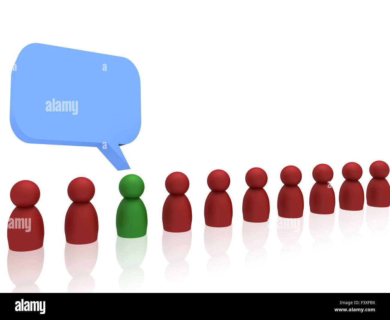 Boss speaking Cut Out Stock Images & Pictures - Alamy