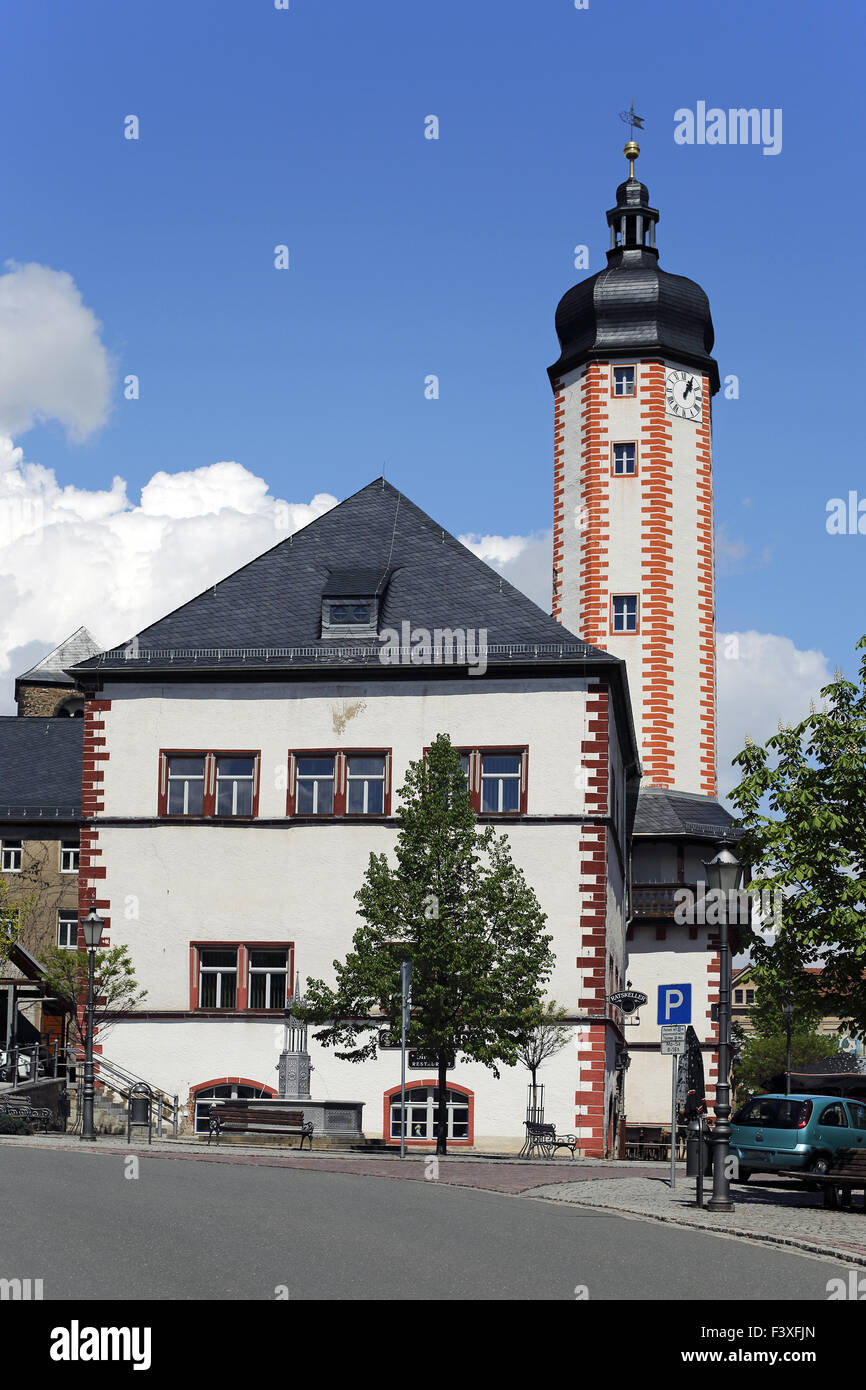 City Hall Weida, Thuringia Stock Photo - Alamy