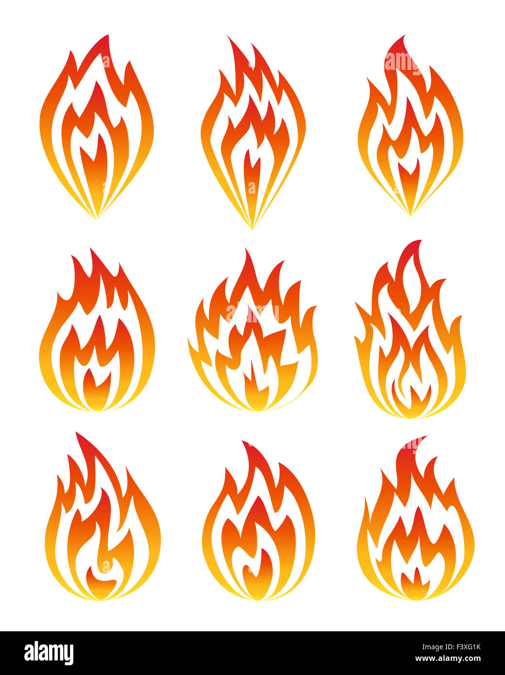 Explosion icons set Cut Out Stock Images & Pictures - Alamy