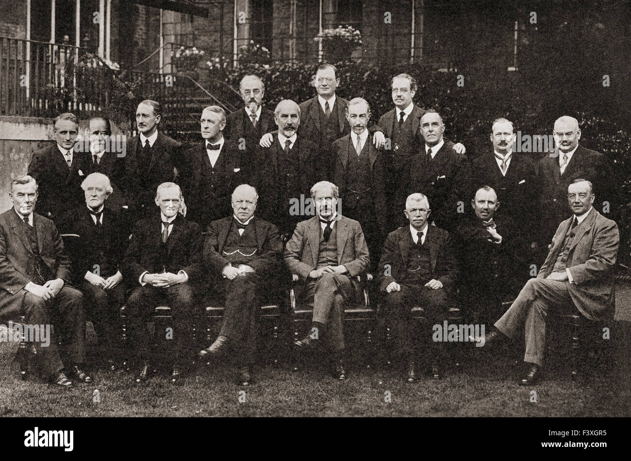 Britain's first Labour Government in 1924 Stock Photo - Alamy