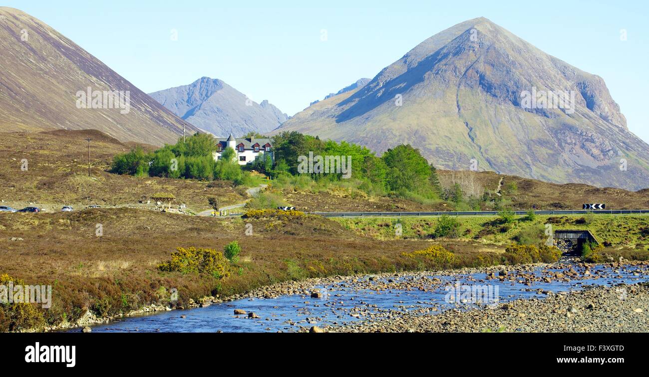 view over the Cullins Stock Photo - Alamy