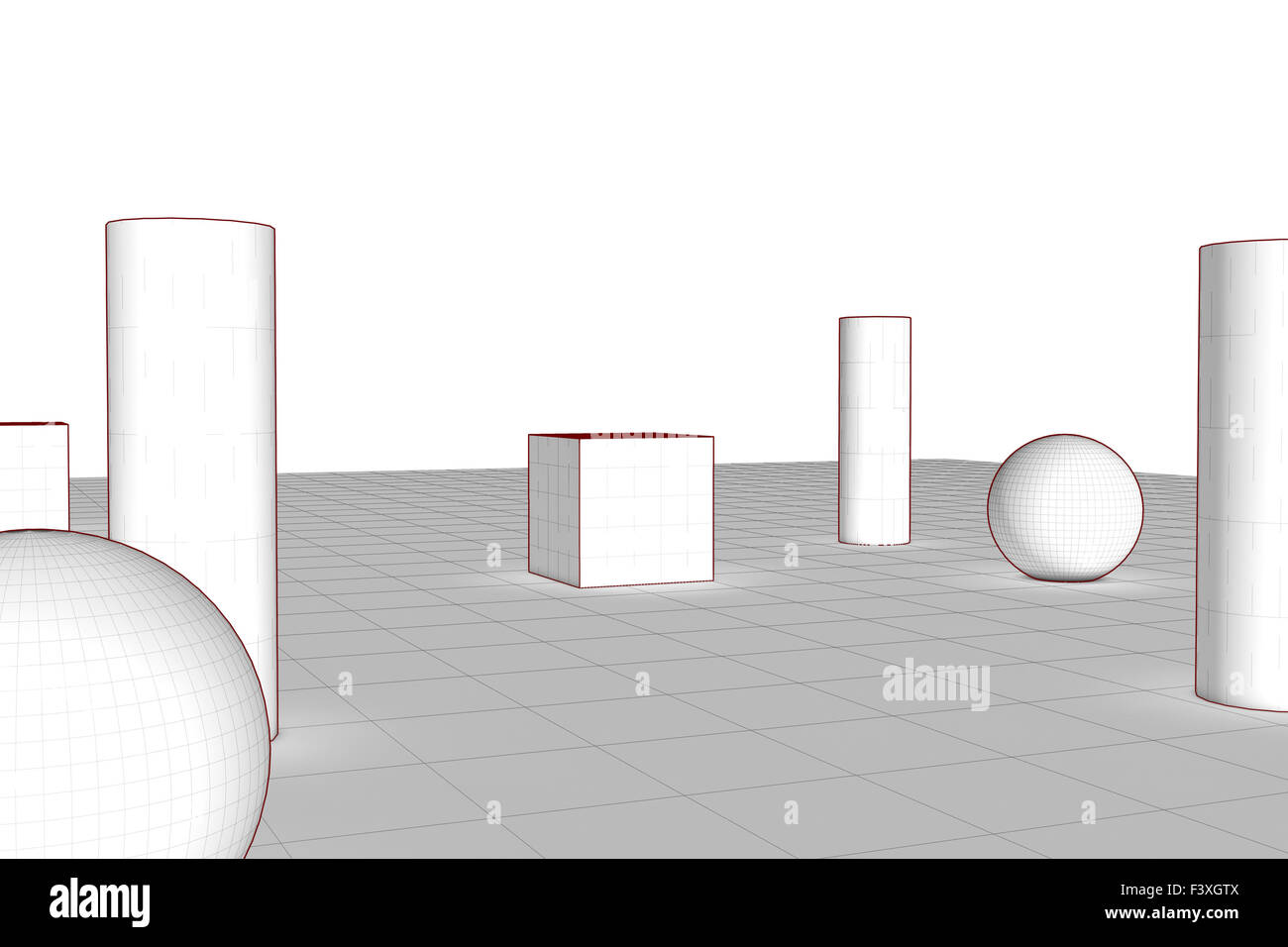 Wireframe circle hi-res stock photography and images - Alamy