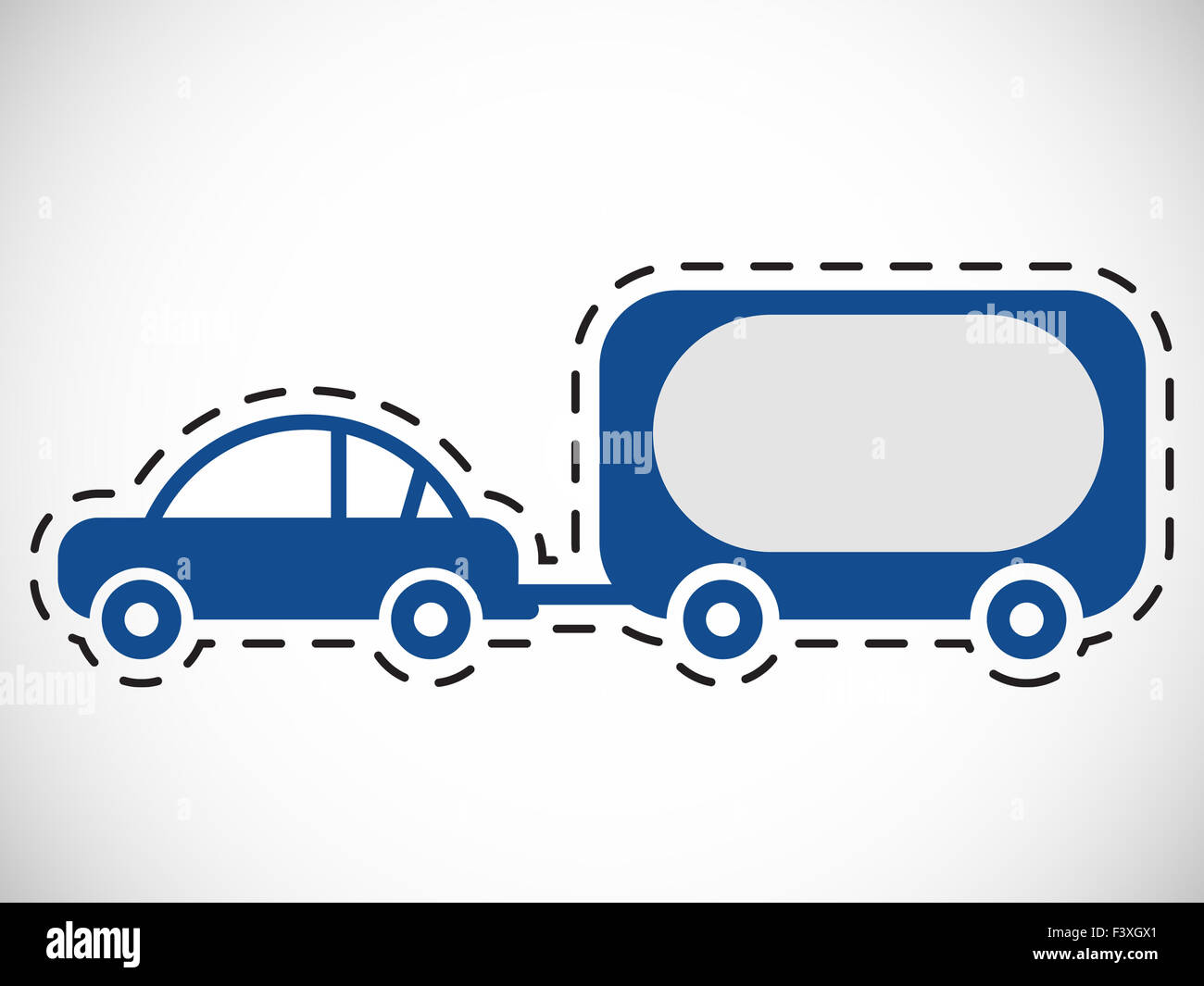 car with carrying truck Stock Photo - Alamy