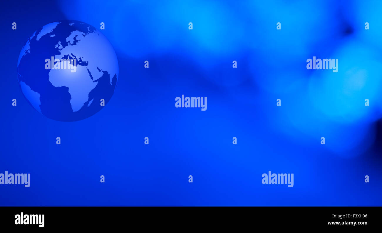 Internet world concept dark blue background Stock Photo - Alamy