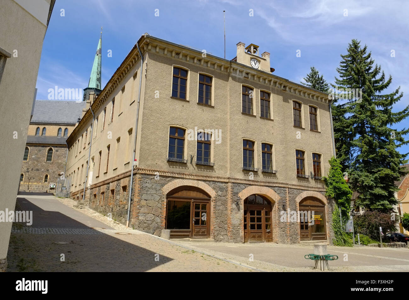 Town hall in Oderberg, Brandenburg, Germany Stock Photo - Alamy