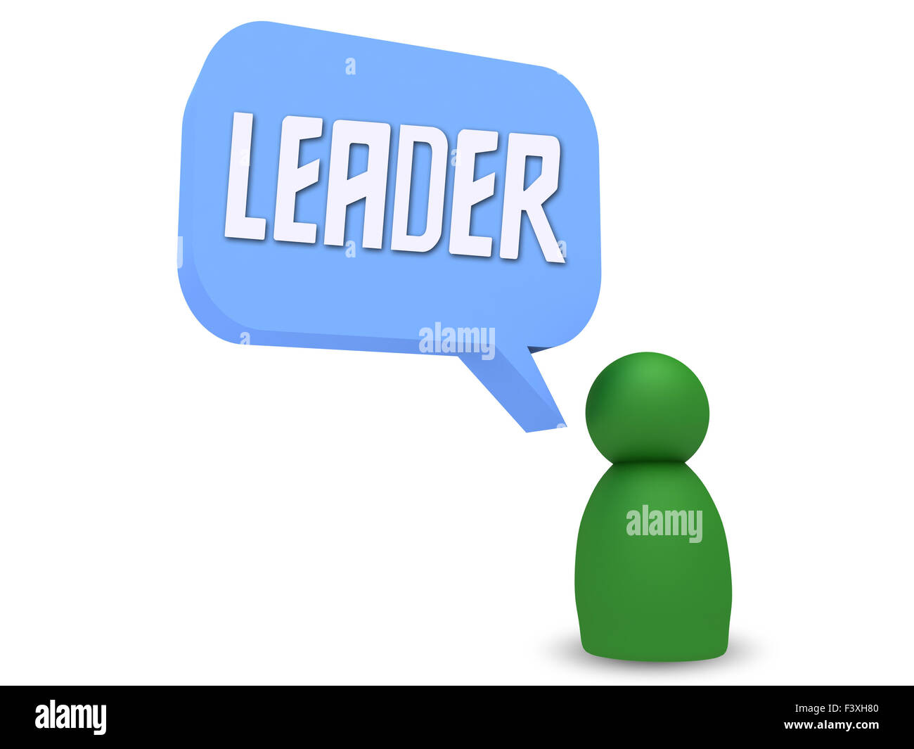 Leader in team design Cut Out Stock Images & Pictures - Alamy