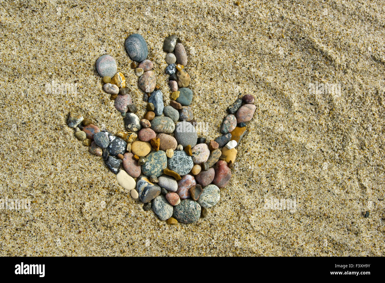 Stone Hand IV Stock Photo - Alamy