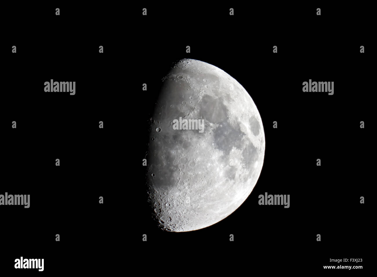 Moon phase at 17 july, 2013 Stock Photo - Alamy