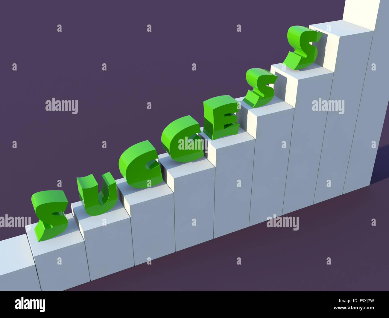 3d success text Stock Photo - Alamy