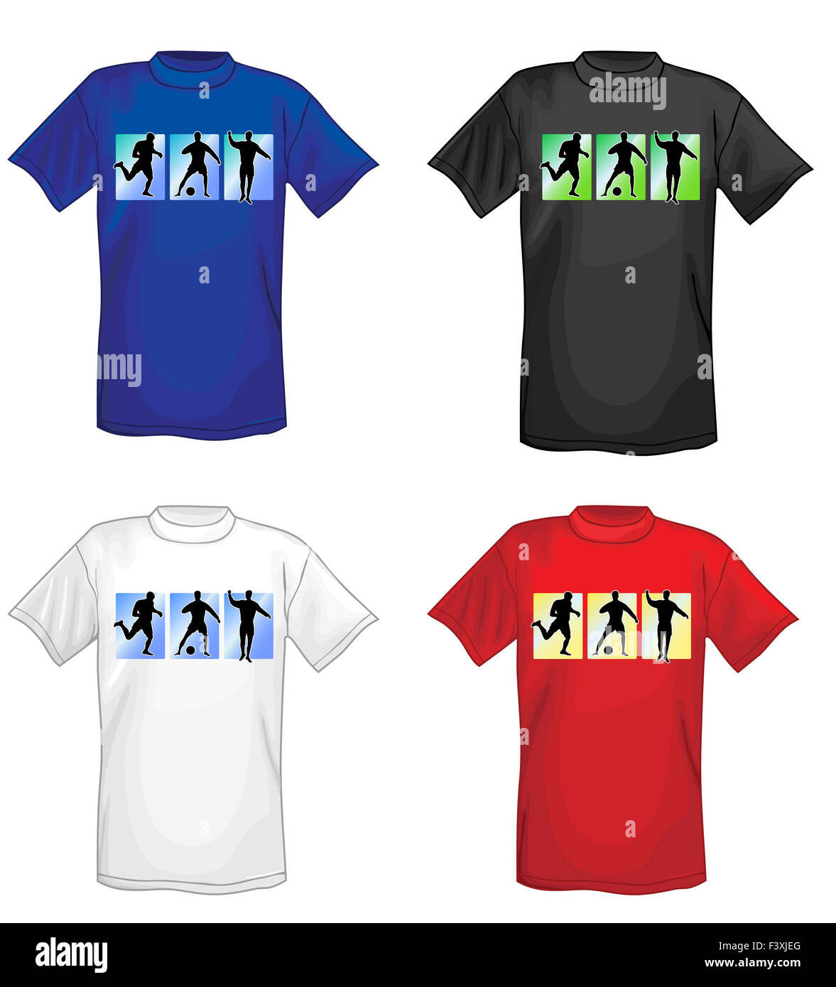 Soccer uniform design Cut Out Stock Images & Pictures - Alamy