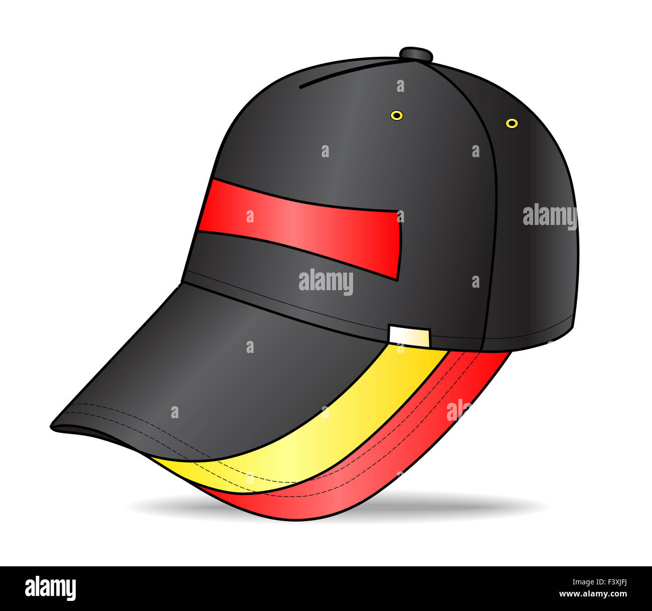 Red baseball hat front view hi-res stock photography and images - Alamy