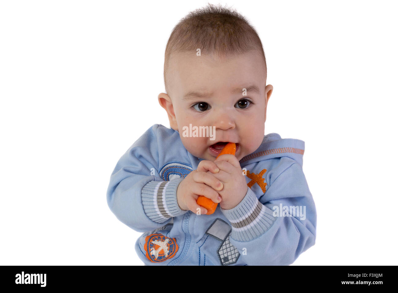 Child healthy eating carrot hi-res stock photography and images - Alamy