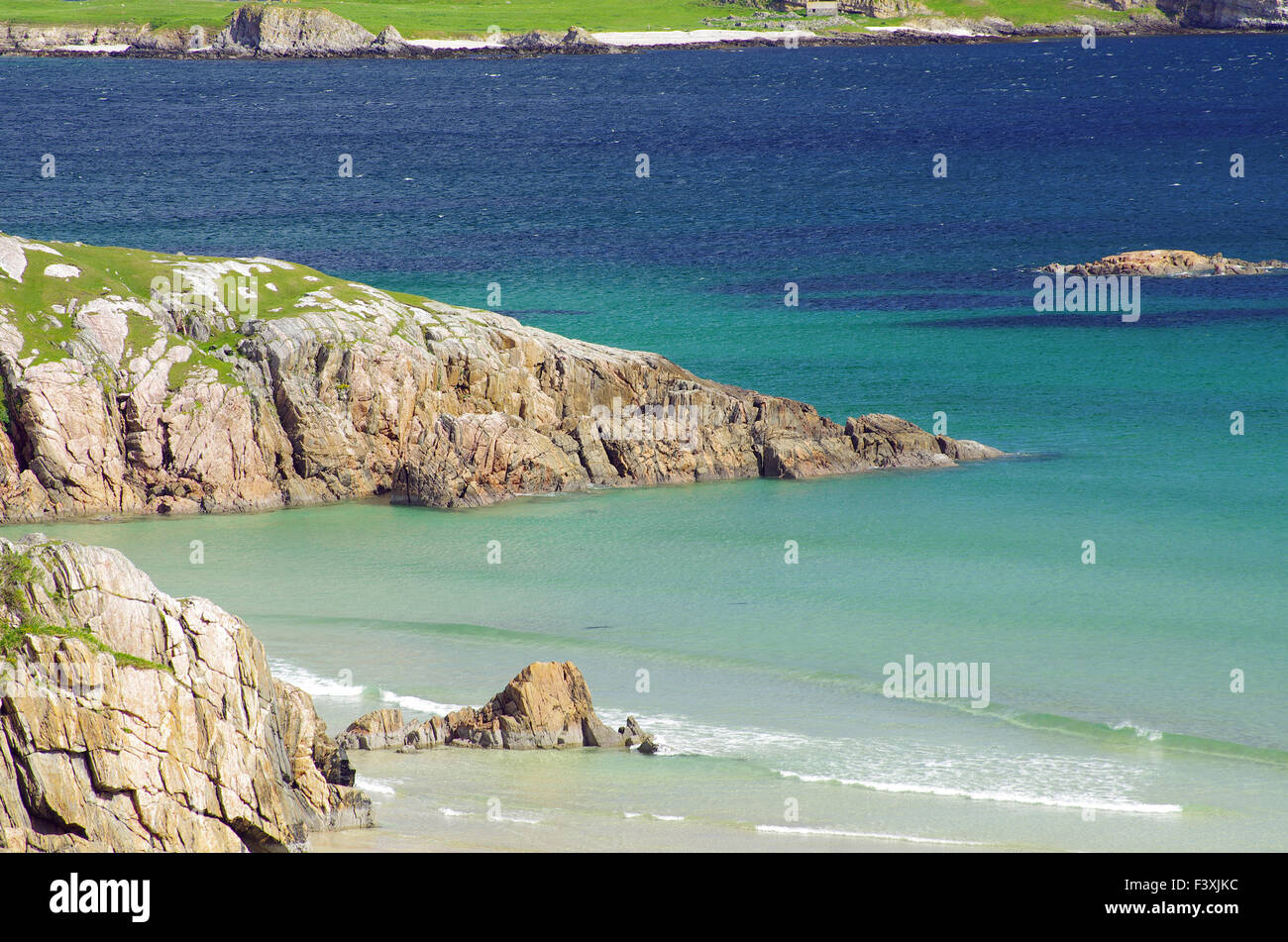 lonely beach near Durness Stock Photo - Alamy