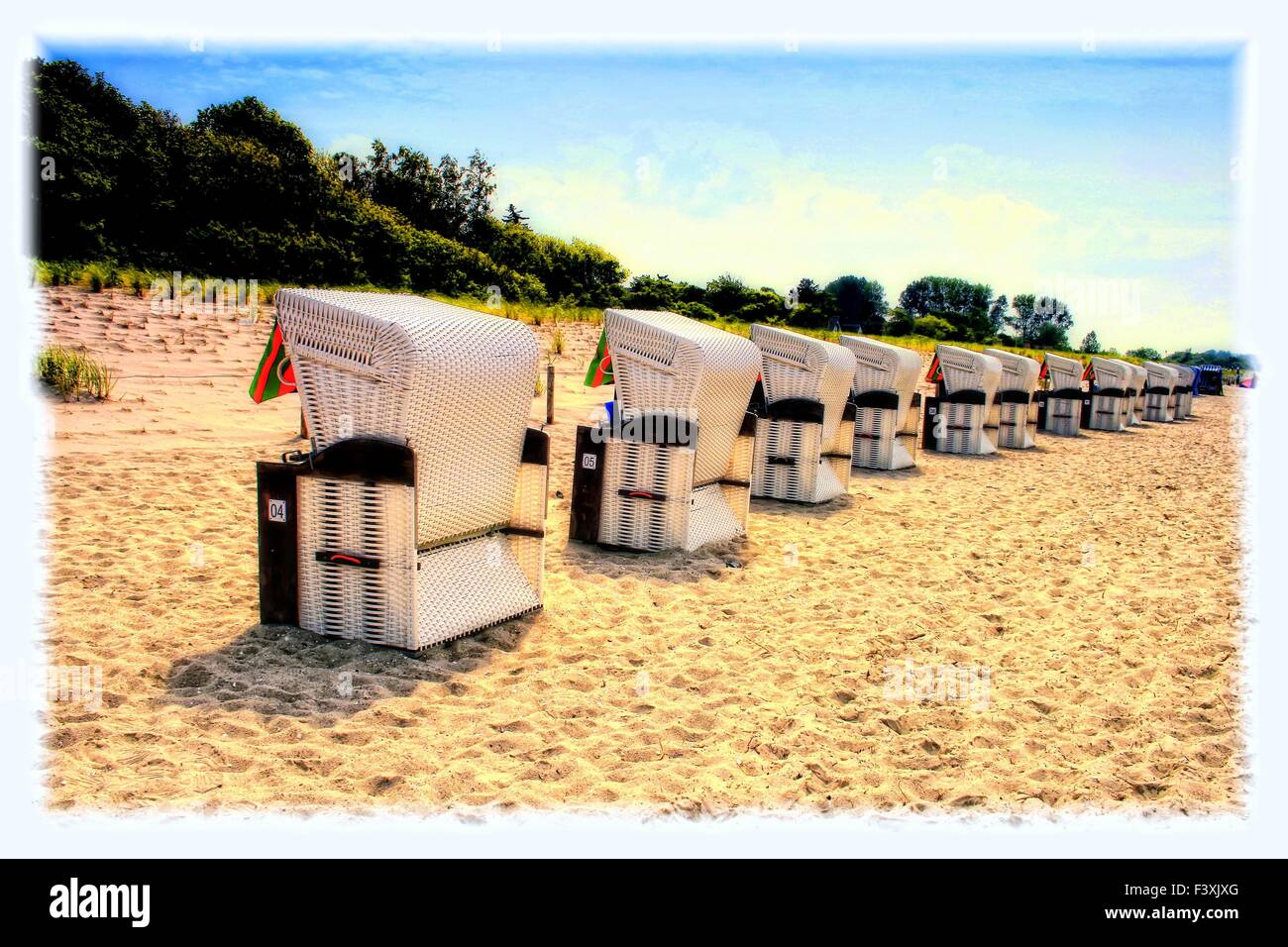 Beach chair series hi-res stock photography and images - Alamy