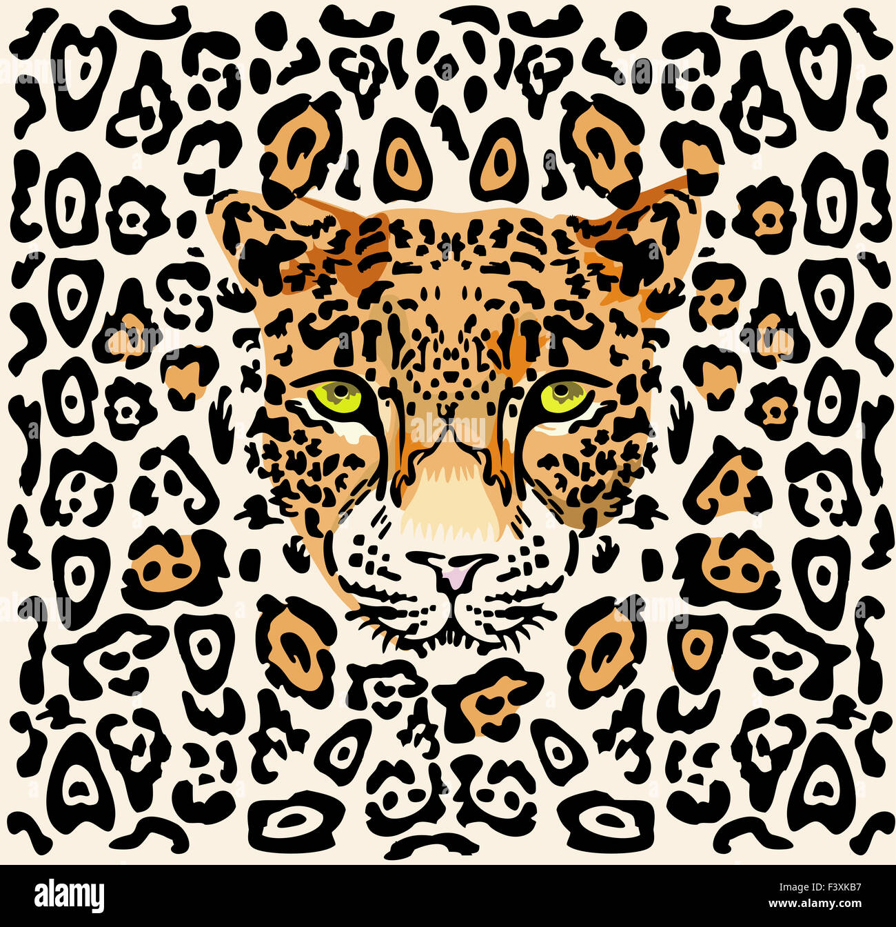 Beige leopard hi-res stock photography and images - Alamy