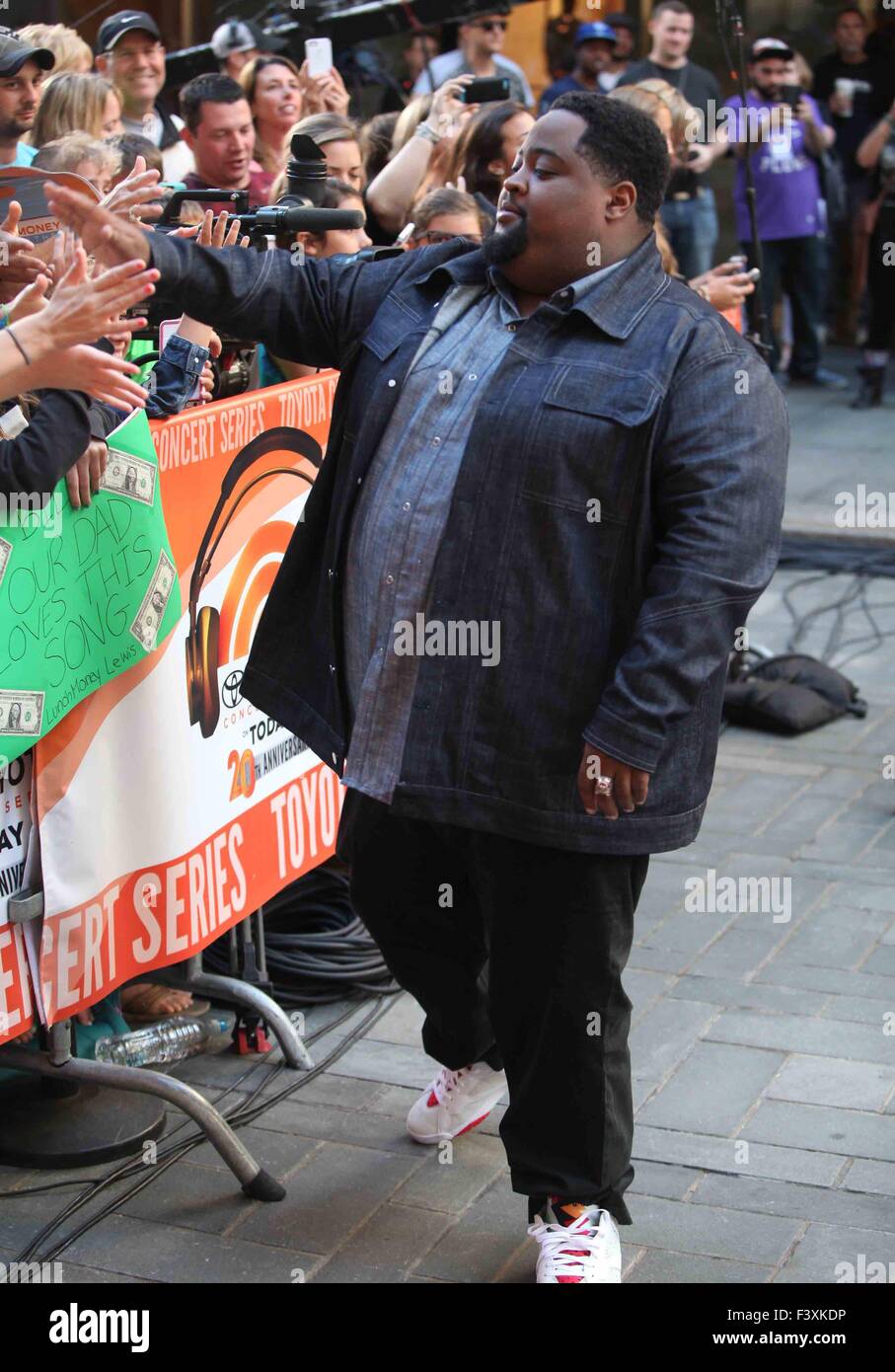 Lunchmoney Lewis performs on the 'Today' show at Rockefeller Plaza in ...