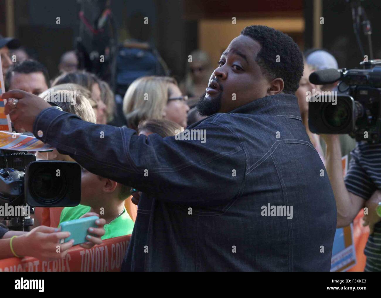 Lunchmoney Lewis performs on the 'Today' show at Rockefeller Plaza in ...