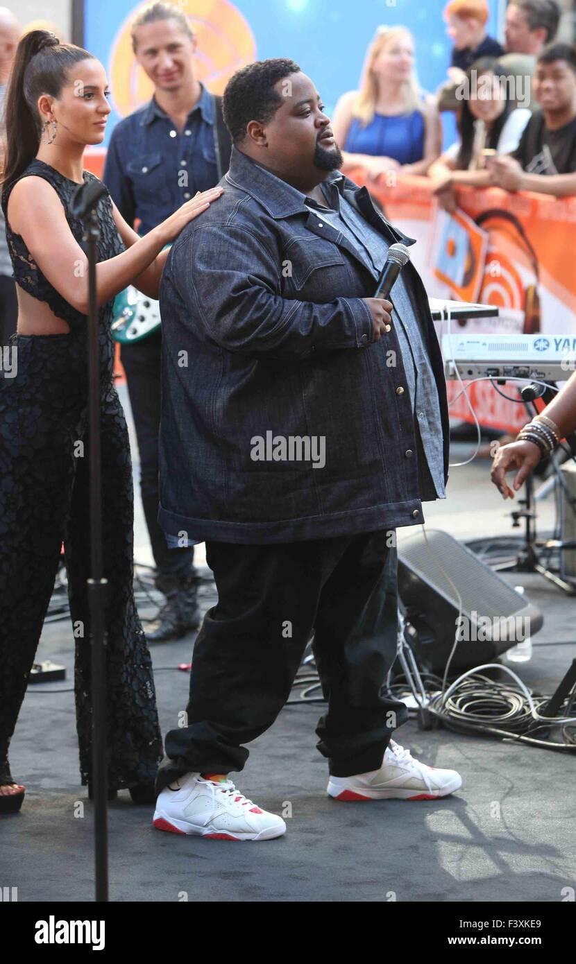 Lunchmoney Lewis performs on the 'Today' show at Rockefeller Plaza in ...