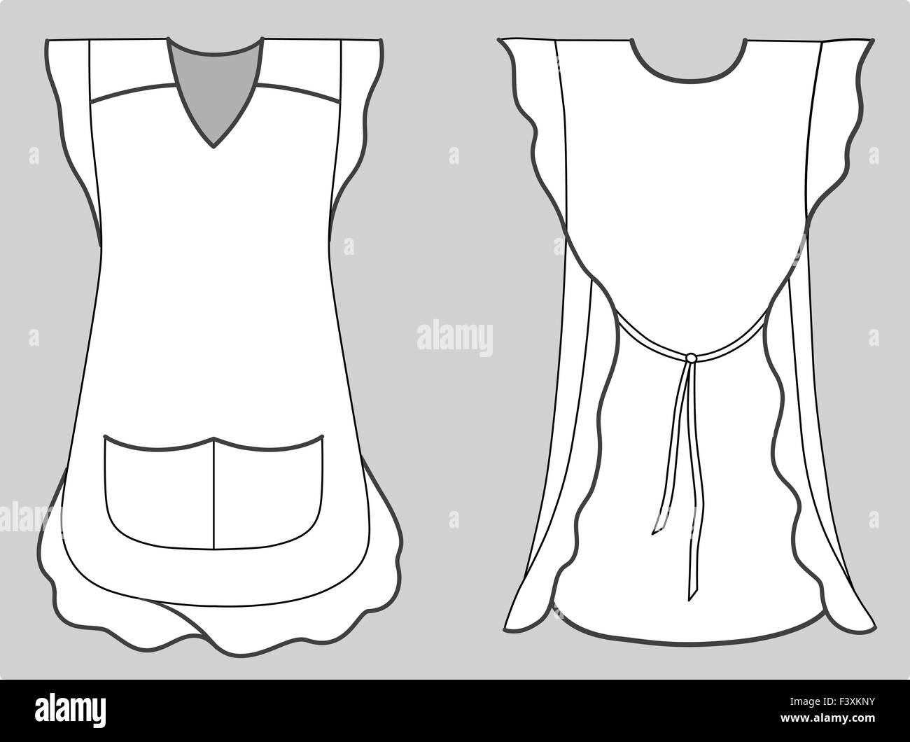 The apron Black and White Stock Photos & Images - Alamy