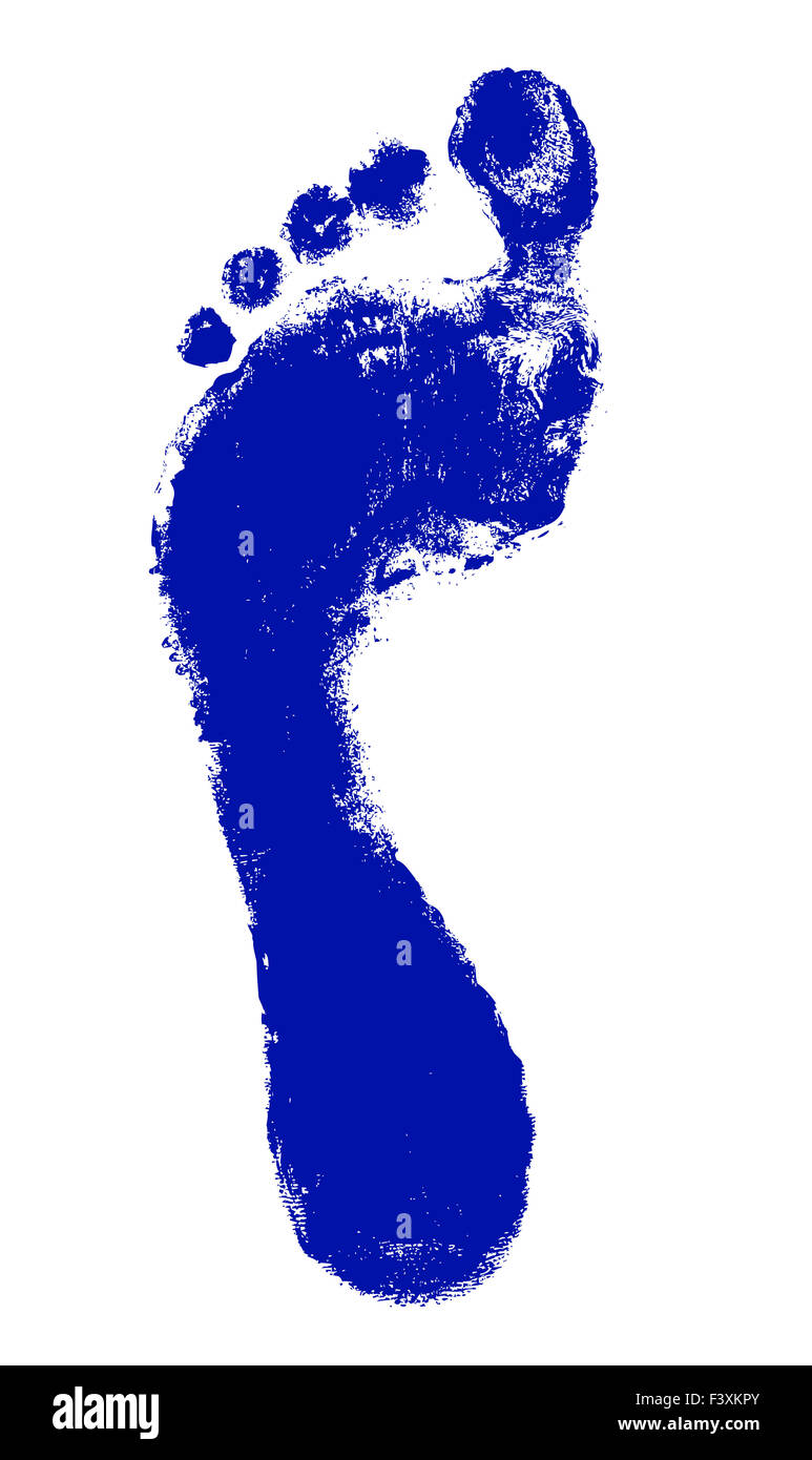 Foot Print Paint Stock Photos & Foot Print Paint Stock Images - Alamy