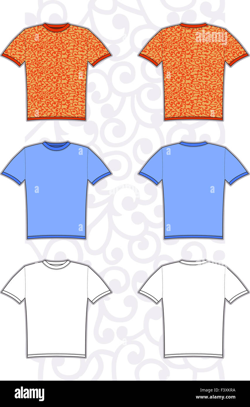 Illustration of man tee. T-shirt design Stock Photo - Alamy