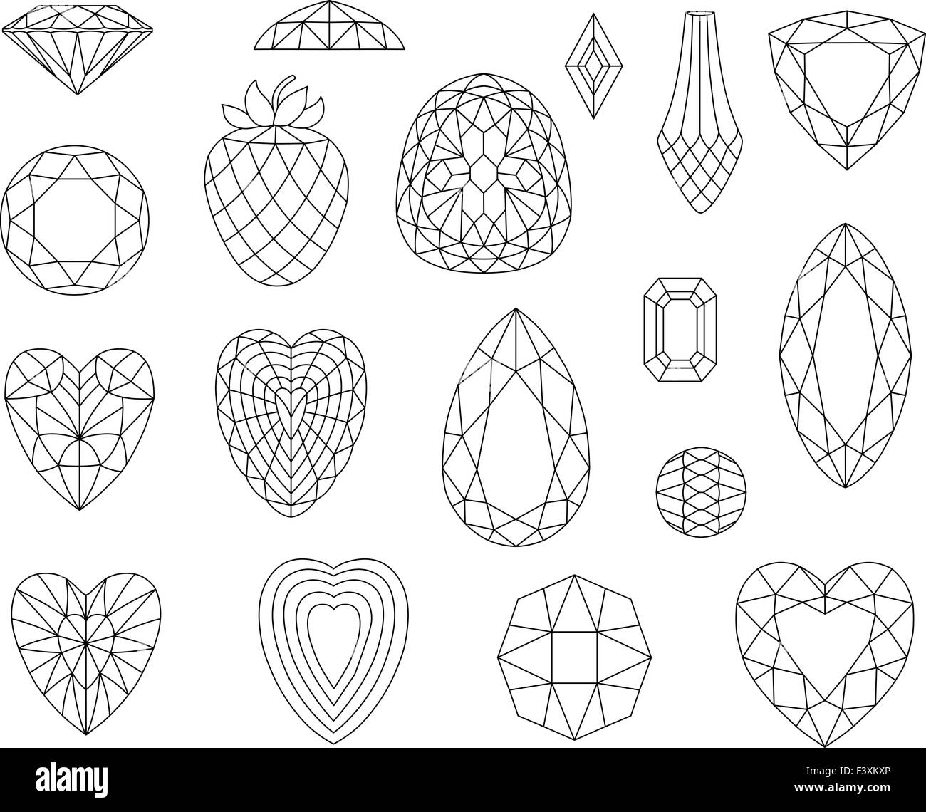 Diamond drop Black and White Stock Photos & Images - Alamy