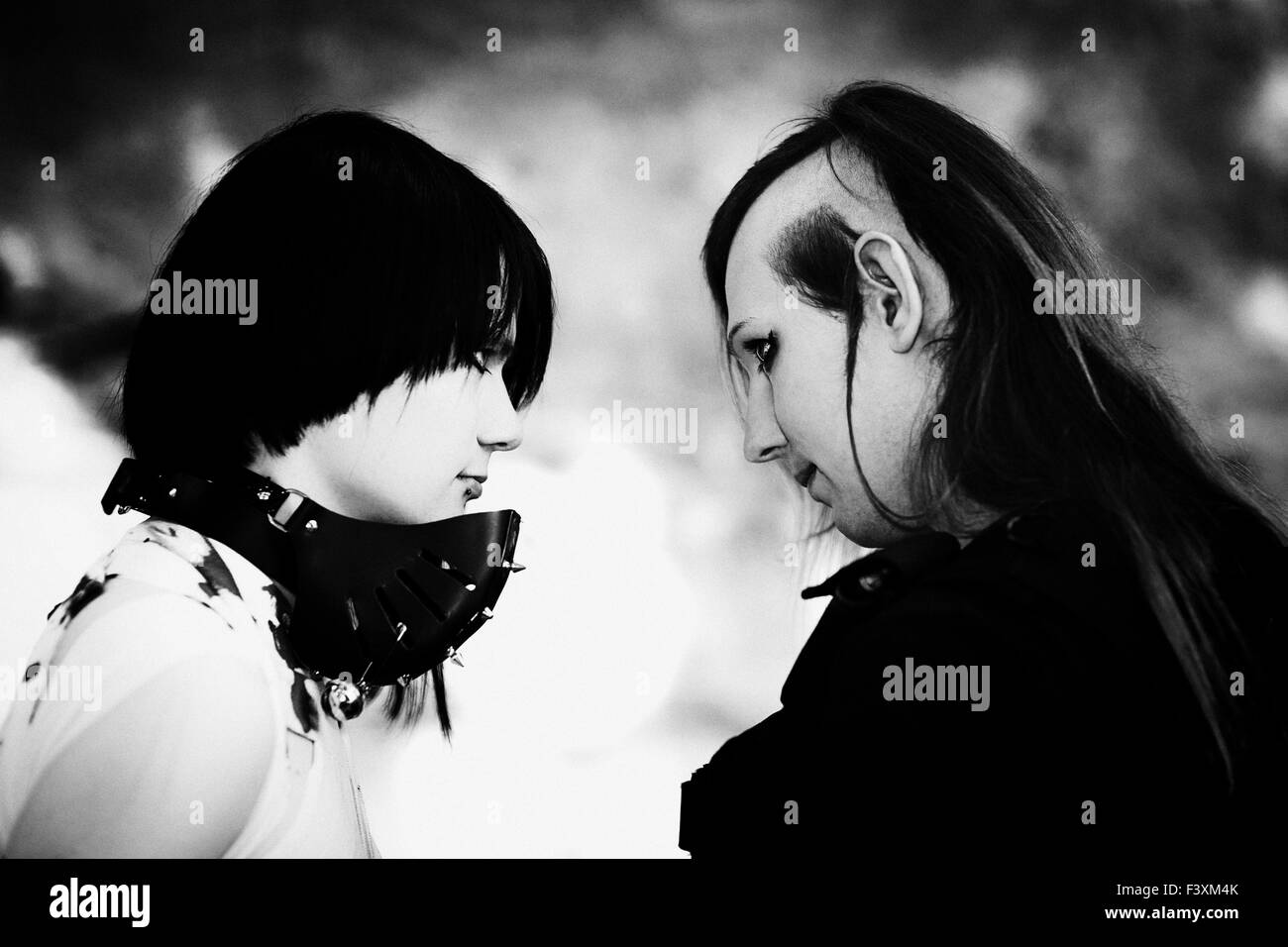 Gothic Mask Black and White Stock Photos & Images - Alamy