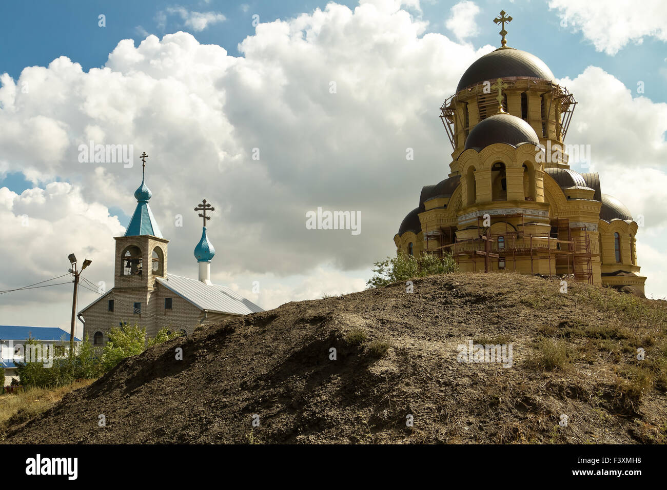 construction of the temple Stock Photo - Alamy