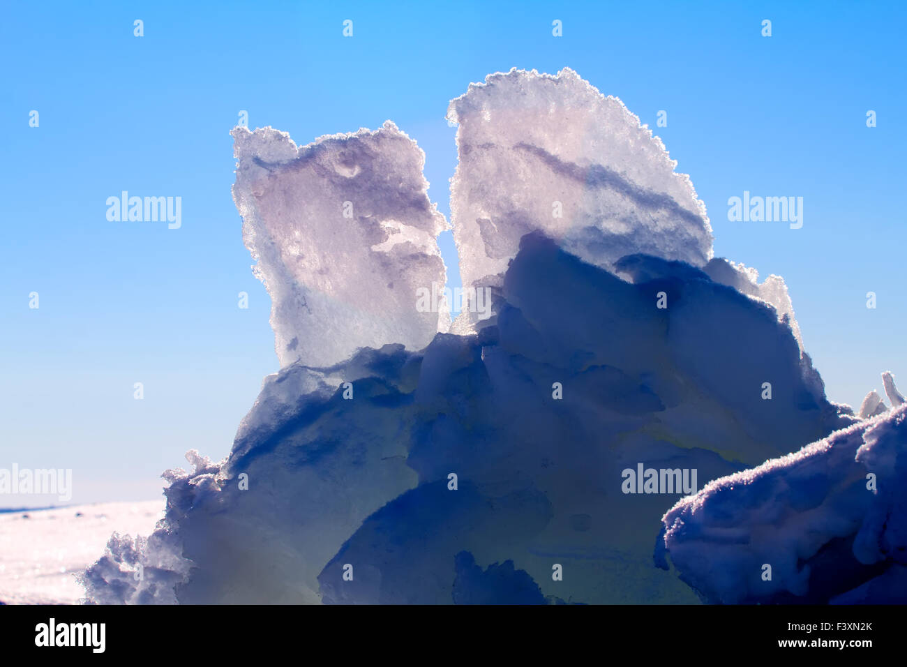 ice on the sun Stock Photo - Alamy