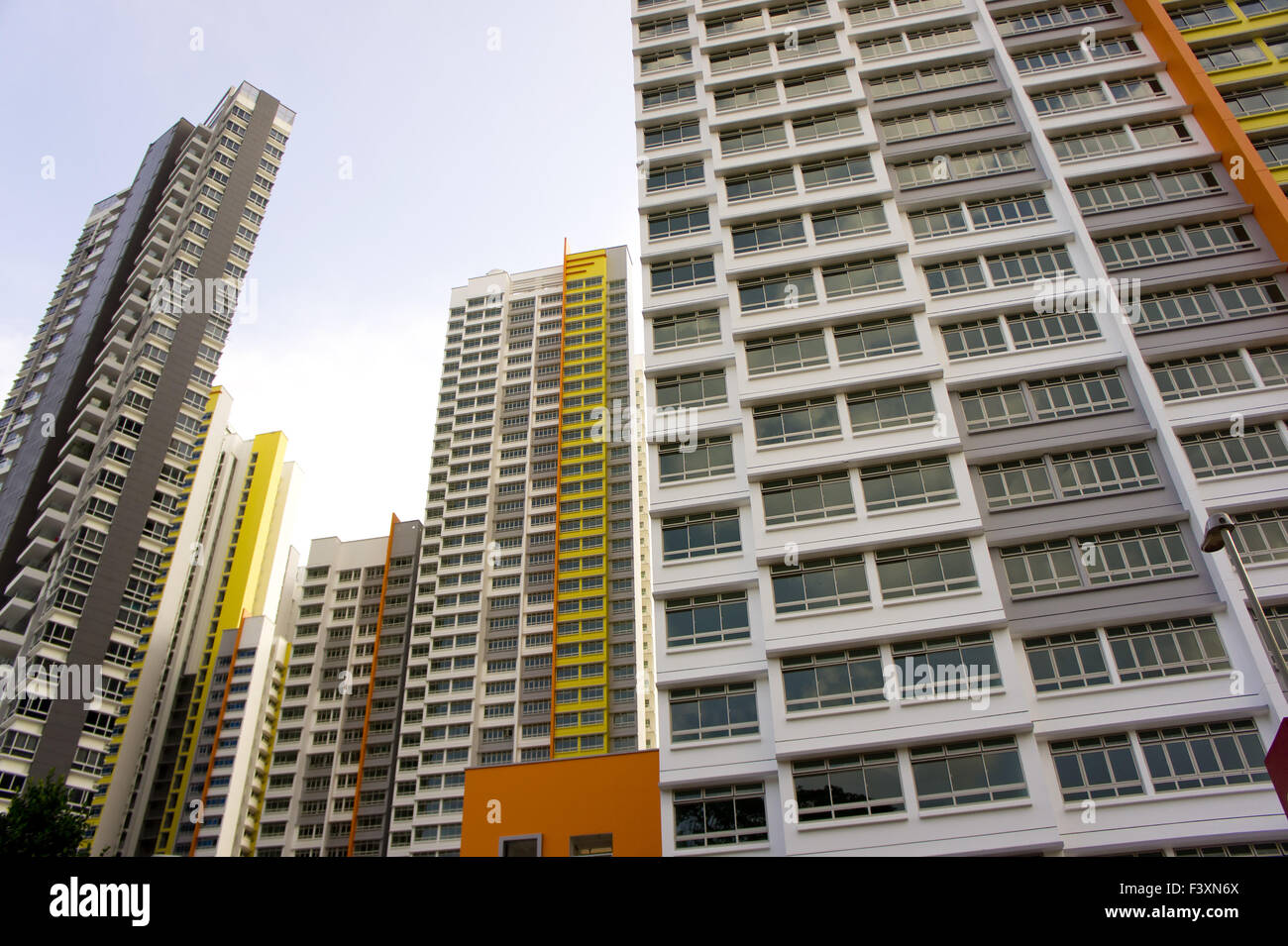 Colorful apartment buildings Stock Photo - Alamy
