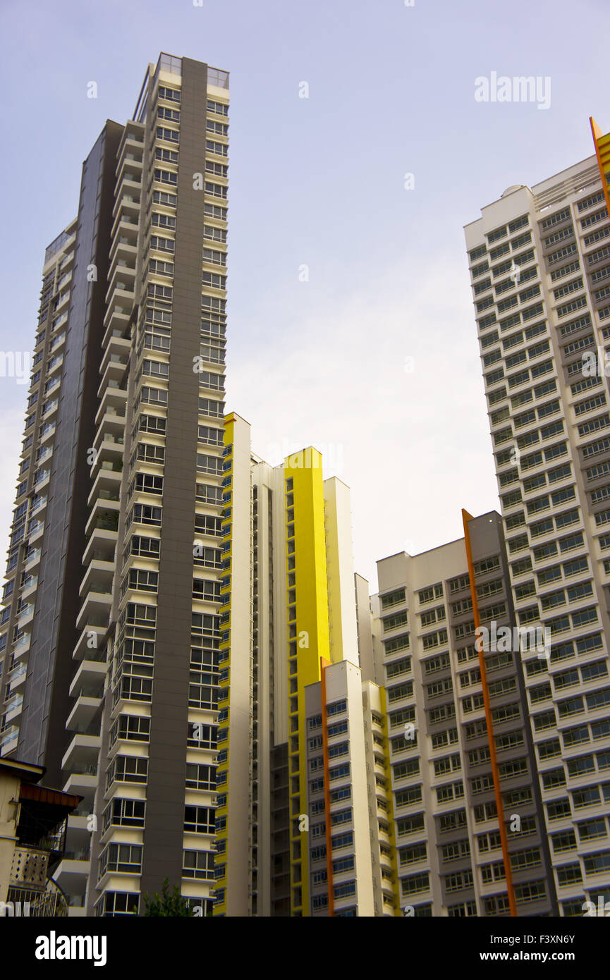 Colorful apartment buildings Stock Photo - Alamy
