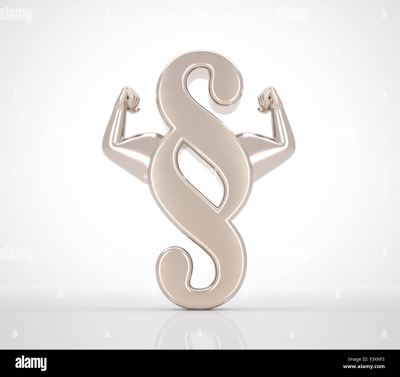 Metallic Paragraph showing his muscles Stock Photo - Alamy