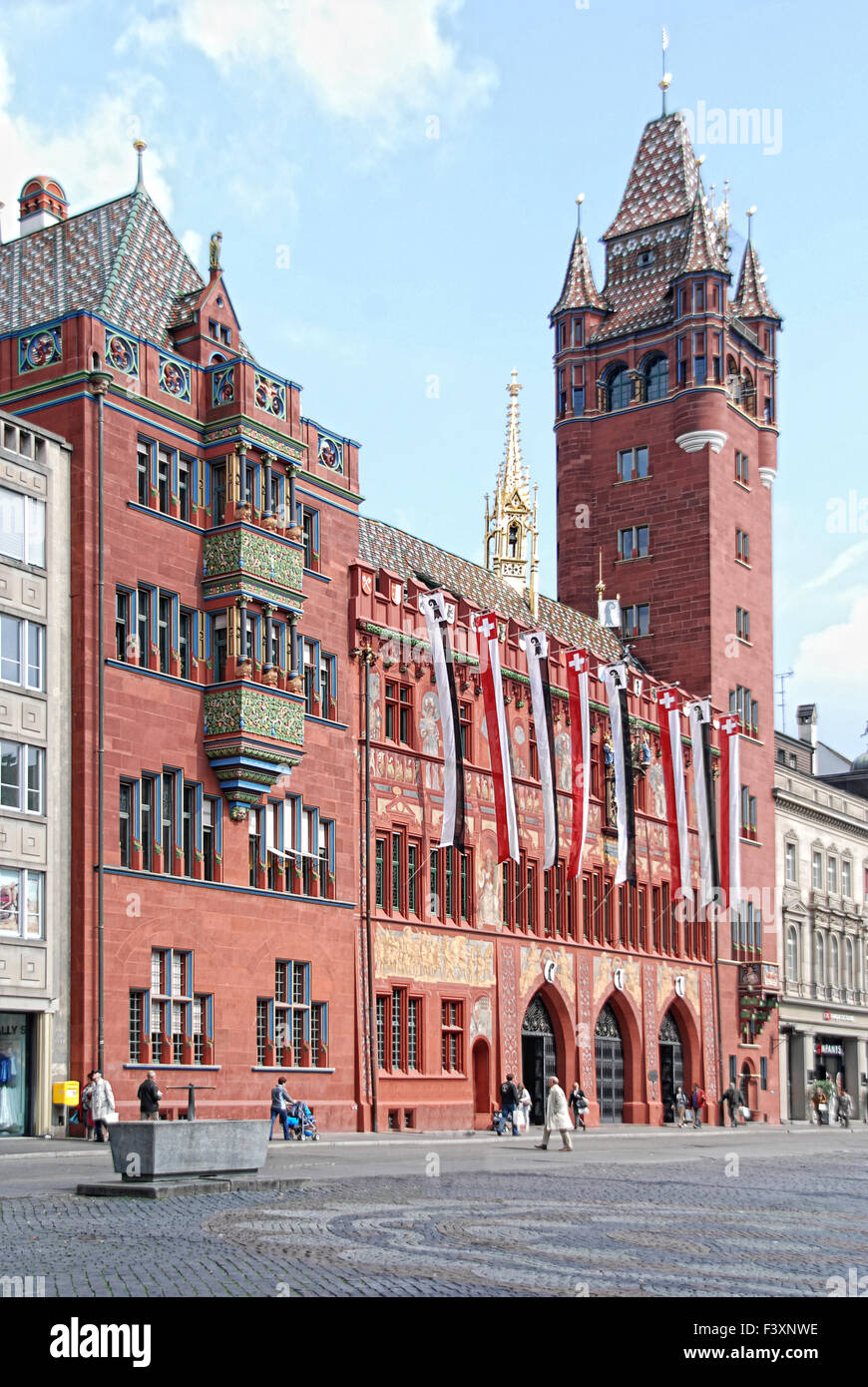town hall Basel Stock Photo - Alamy